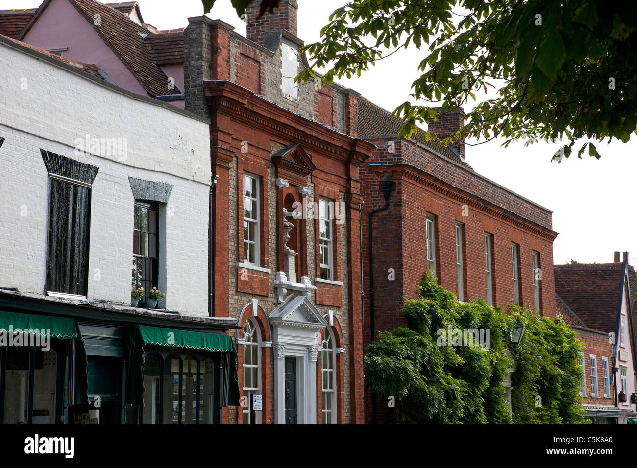 English Village Street Stock Photo - Alamy