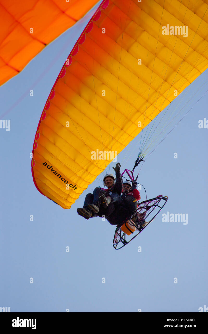 Canopy powered paraglider hi-res stock photography and images - Alamy