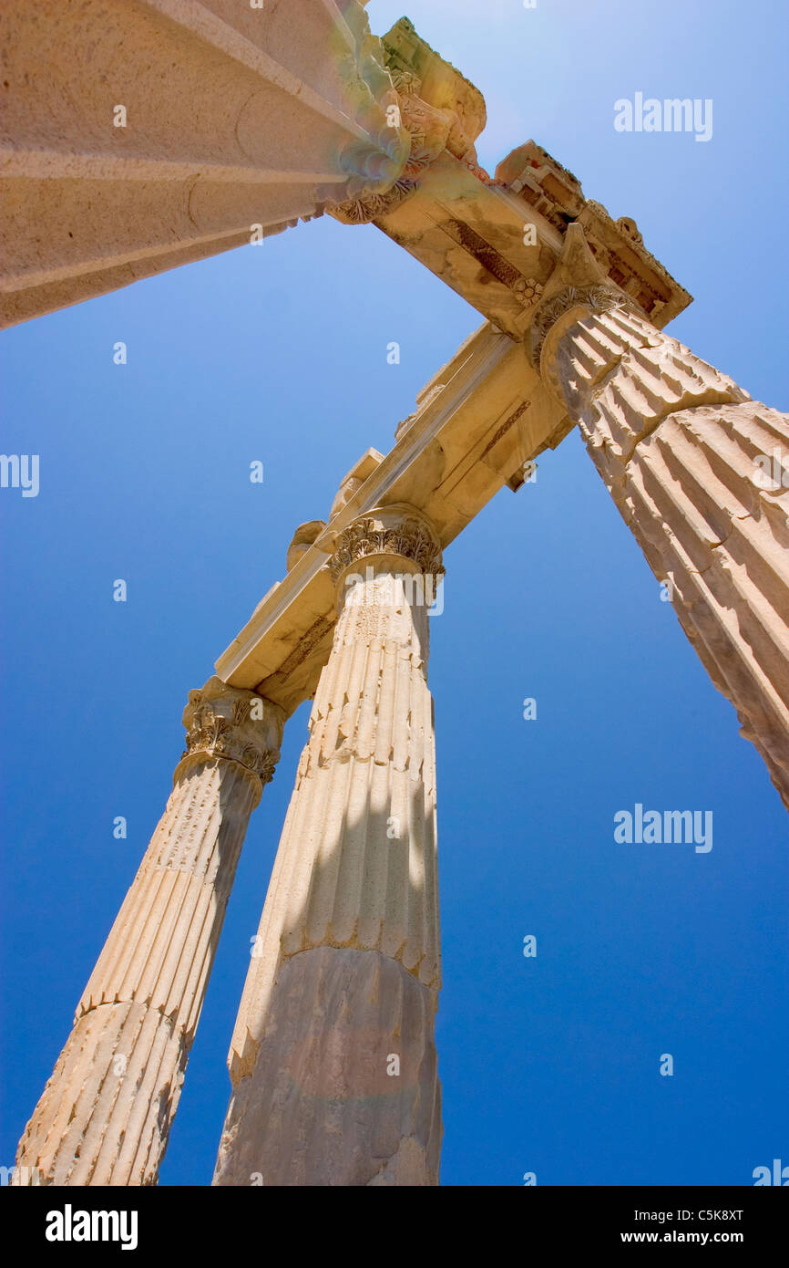Acropolis of Pergamon (Pergamum / Bergama) Western Turkey Stock Photo ...