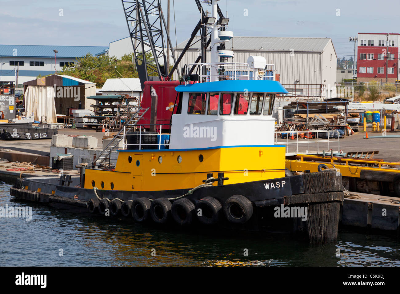 Tug boat on the South Ship Canal Seattle USA Stock Photo - Alamy