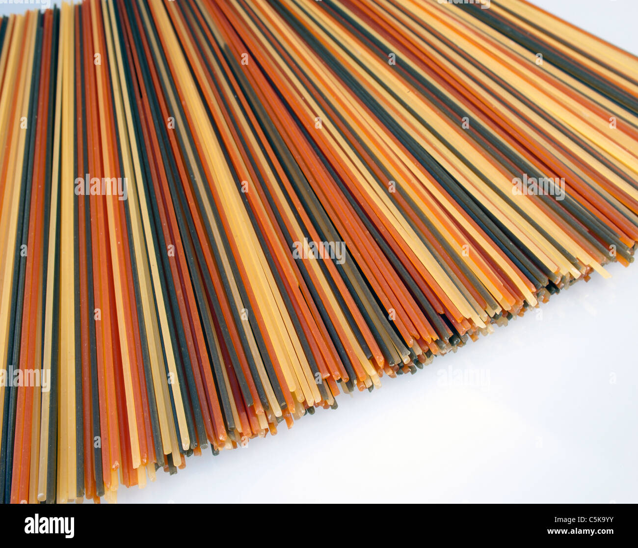 Fancy colour pasta, spaghetti Stock Photo - Alamy