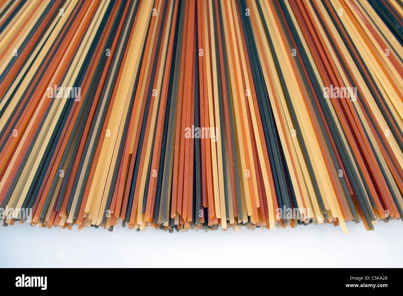 Fancy colour pasta, spaghetti Stock Photo - Alamy