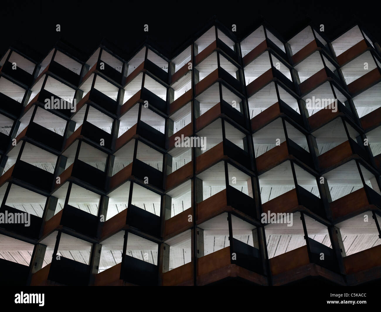 empty buildings at night time Stock Photo - Alamy
