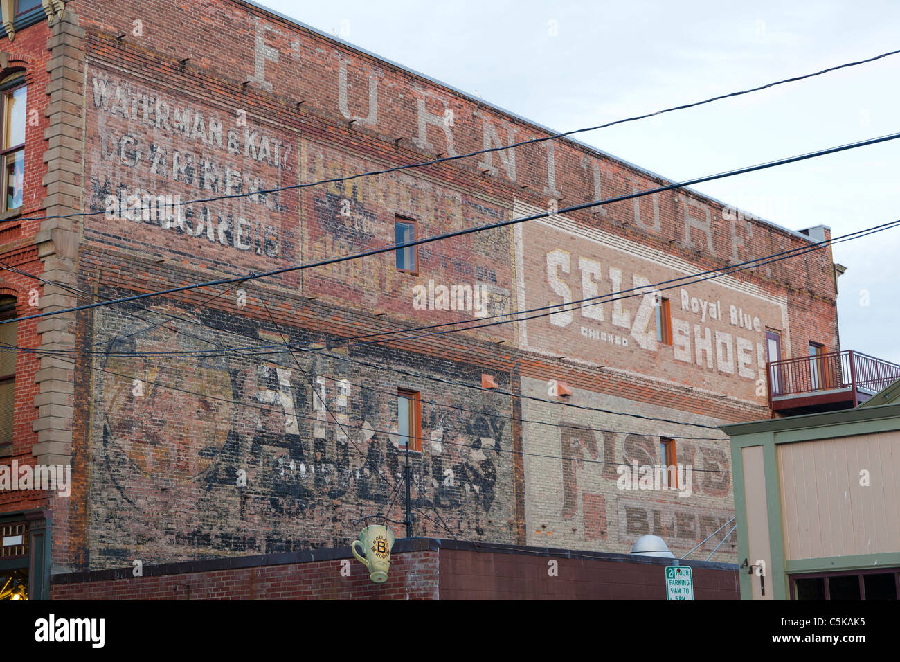 Old painted signs in port hi-res stock photography and images - Alamy