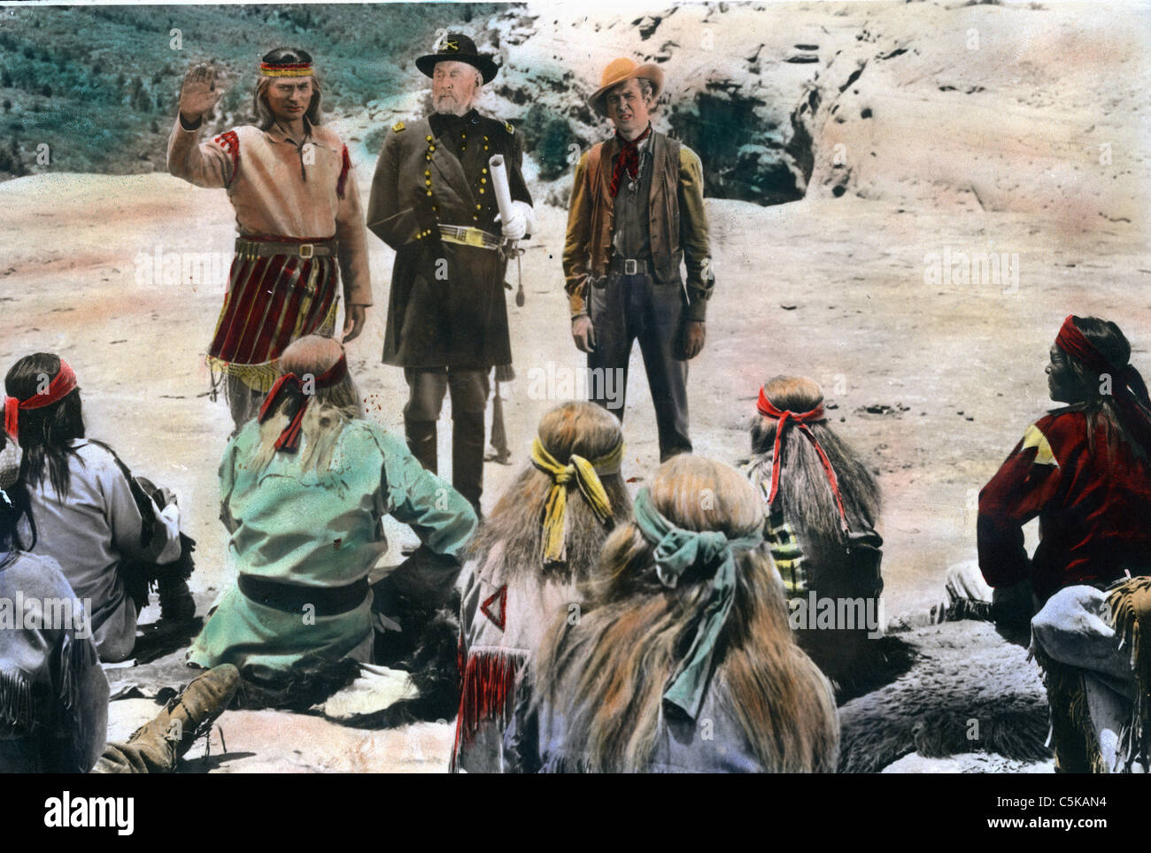 Broken Arrow Year : 1950 USA James Stewart, Jeff Chandler, Basil ...