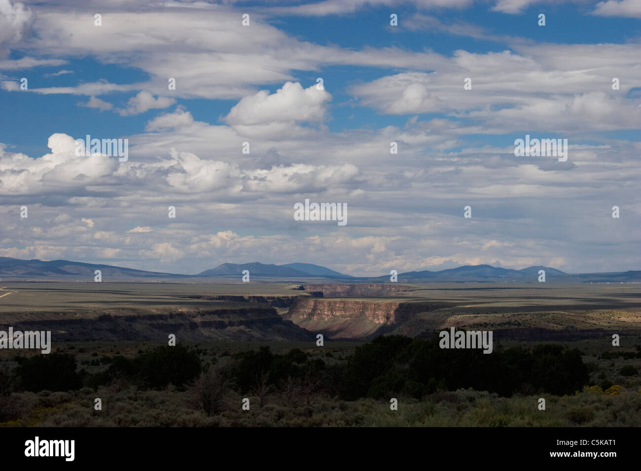Rio Grande Gorge in summer Stock Photo - Alamy