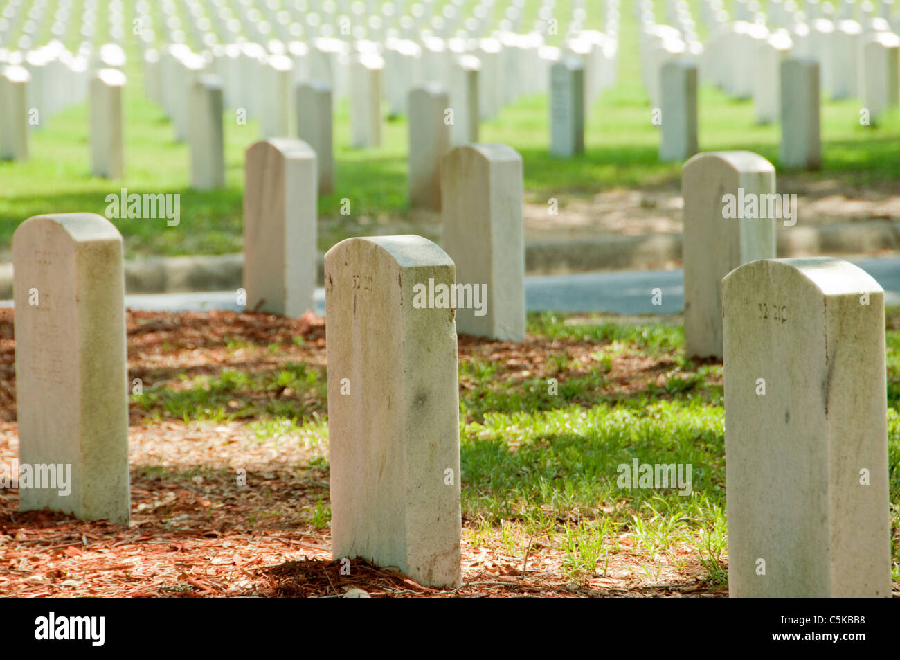 Military grave markers hi-res stock photography and images - Alamy