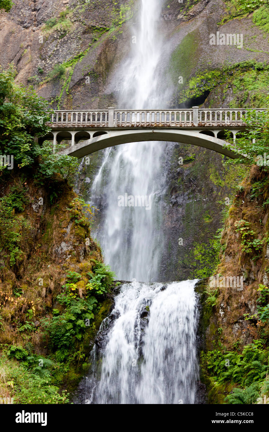 Bridge over multnomah falls hi-res stock photography and images - Alamy