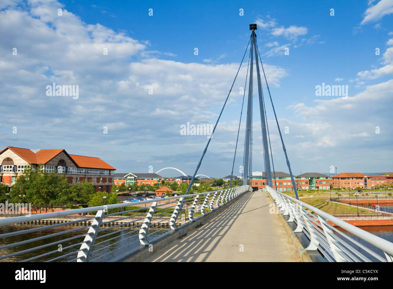 Stockton millennium bridge river tees hi-res stock photography and ...