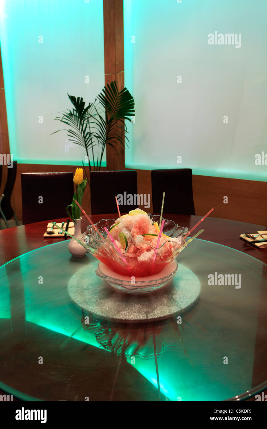 Alcoholic Champagne Cocktail Drink in an Internal bar Stock Photo - Alamy