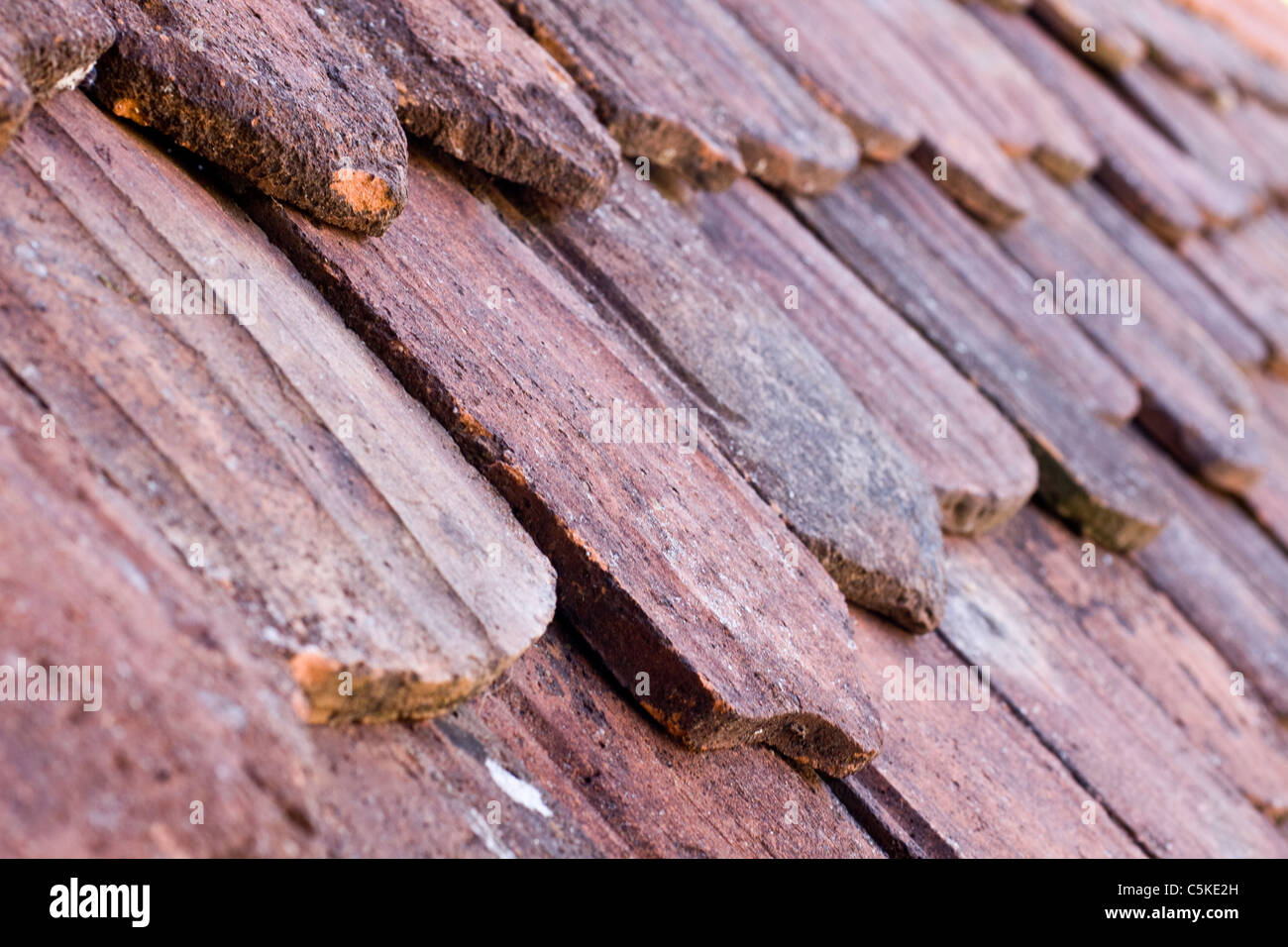 old historic roof Stock Photo - Alamy