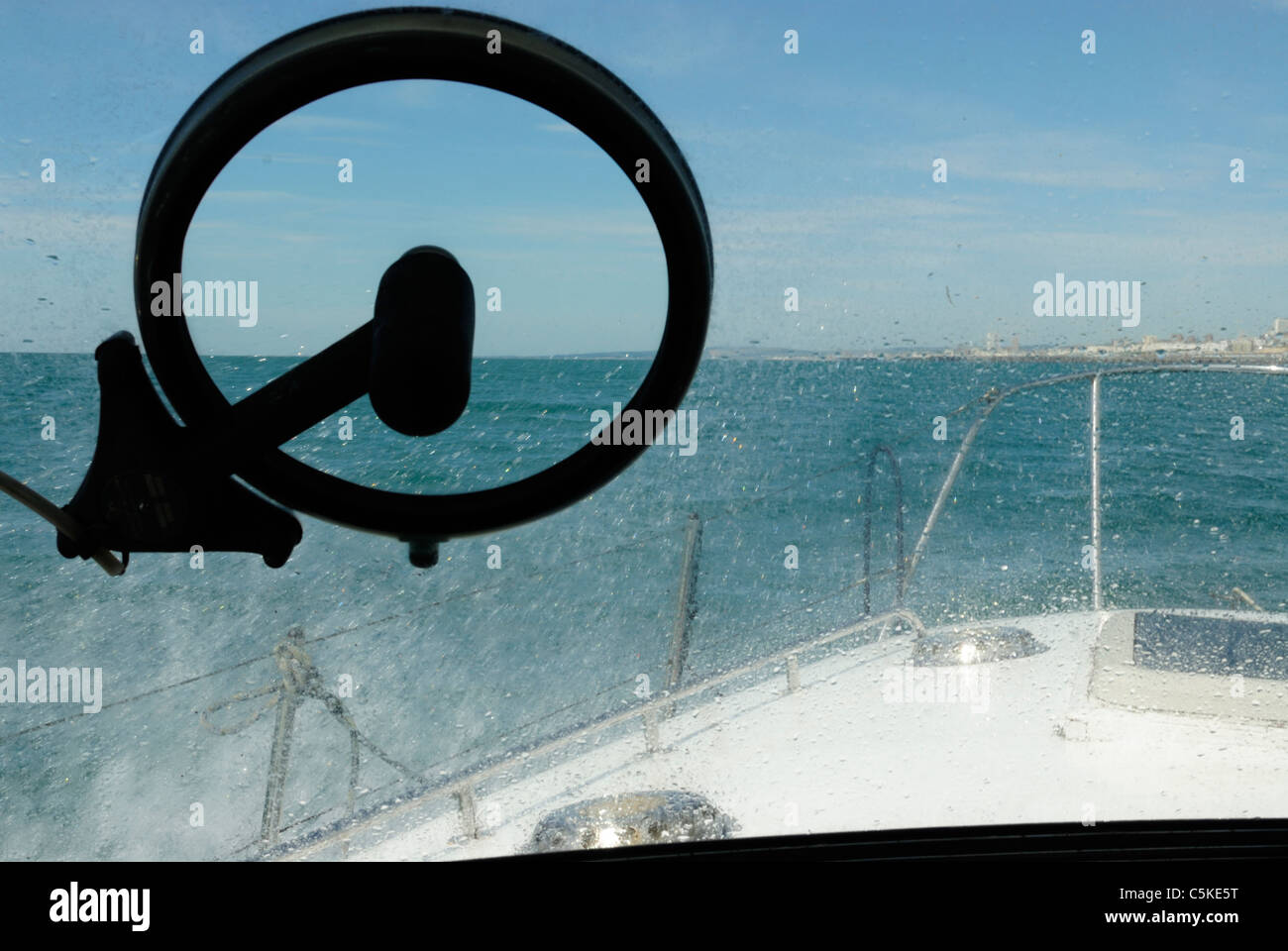 A Kent Clear View Screen, rotating boat windscreen that allows greater ...