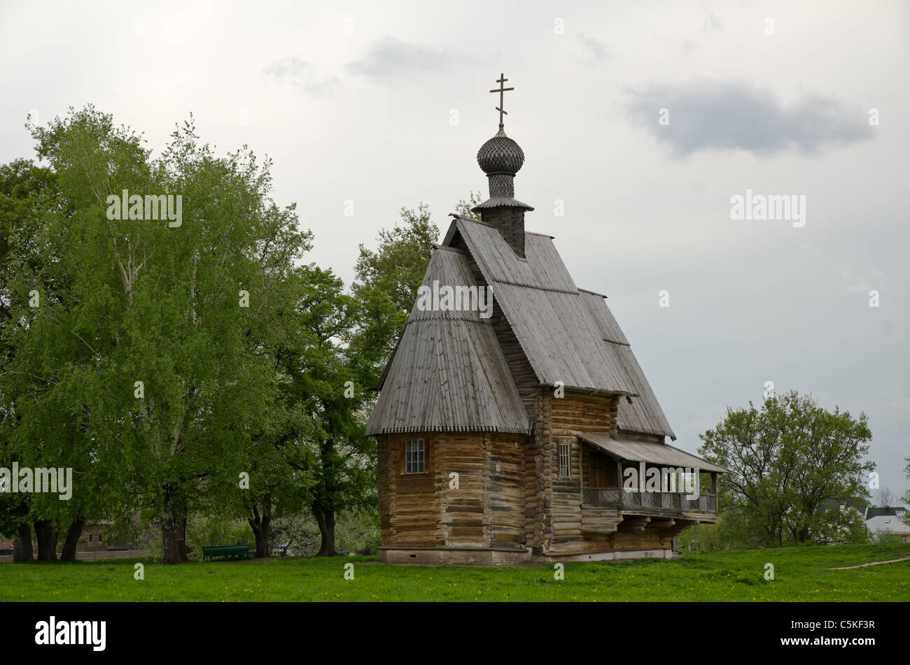 Old log church museum hi-res stock photography and images - Alamy