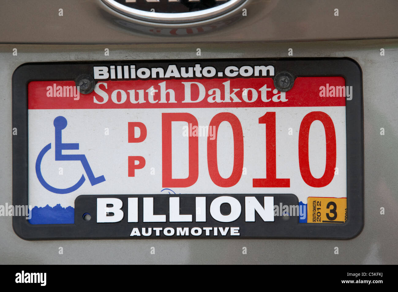 Plates disabled hi-res stock photography and images - Alamy