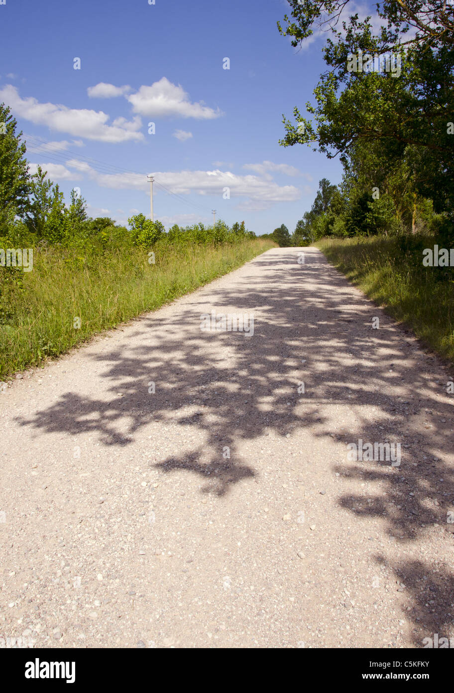 A road in the countryside - spring and early summer Stock Photo - Alamy
