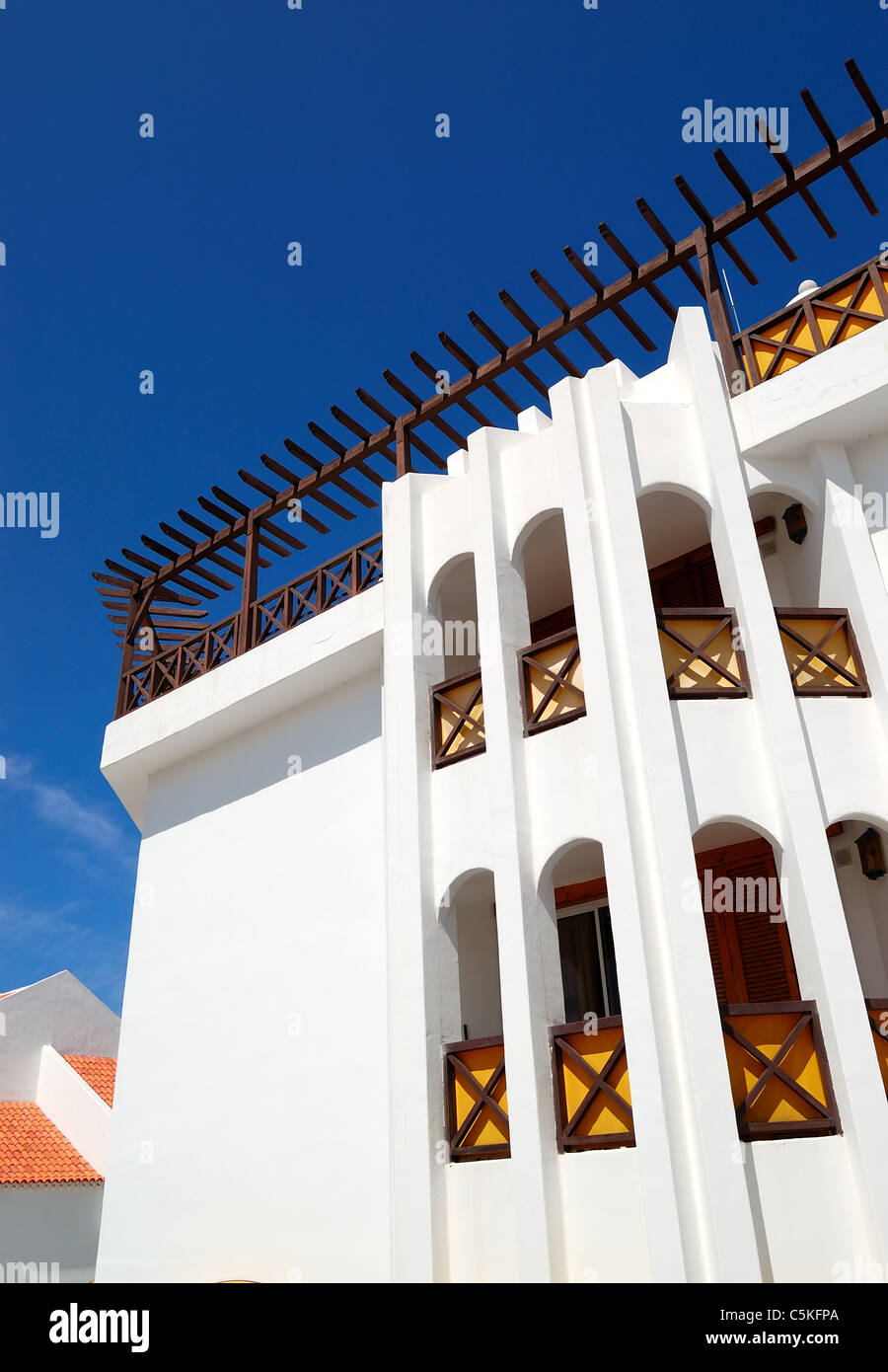 Hotel building terrace balcony hi-res stock photography and images - Alamy