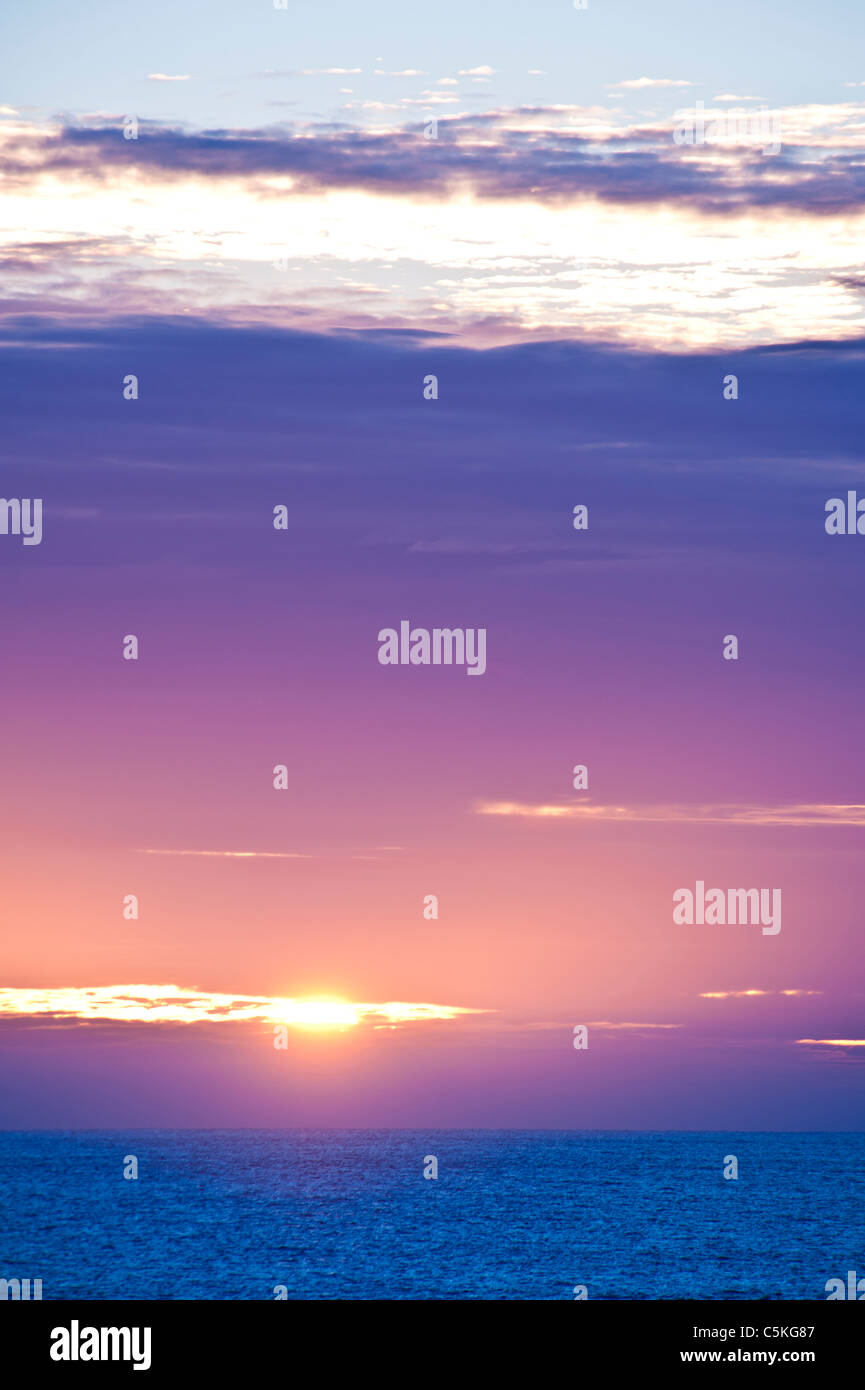 Wonderful sunrise over Baja California, Mexico Stock Photo - Alamy