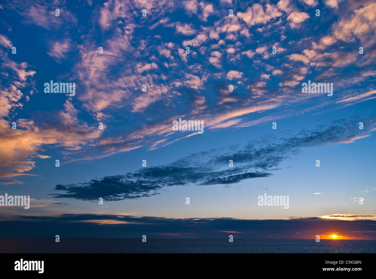 Wonderful sunset over Baja California, Mexico Stock Photo - Alamy