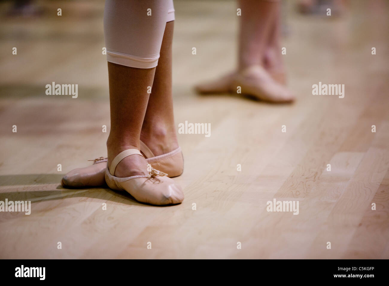 Ballet Dancer Feet Stock Photo - Alamy