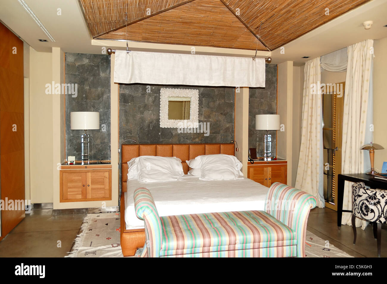 Apartment interior in the luxury hotel, Tenerife island, Spain Stock ...