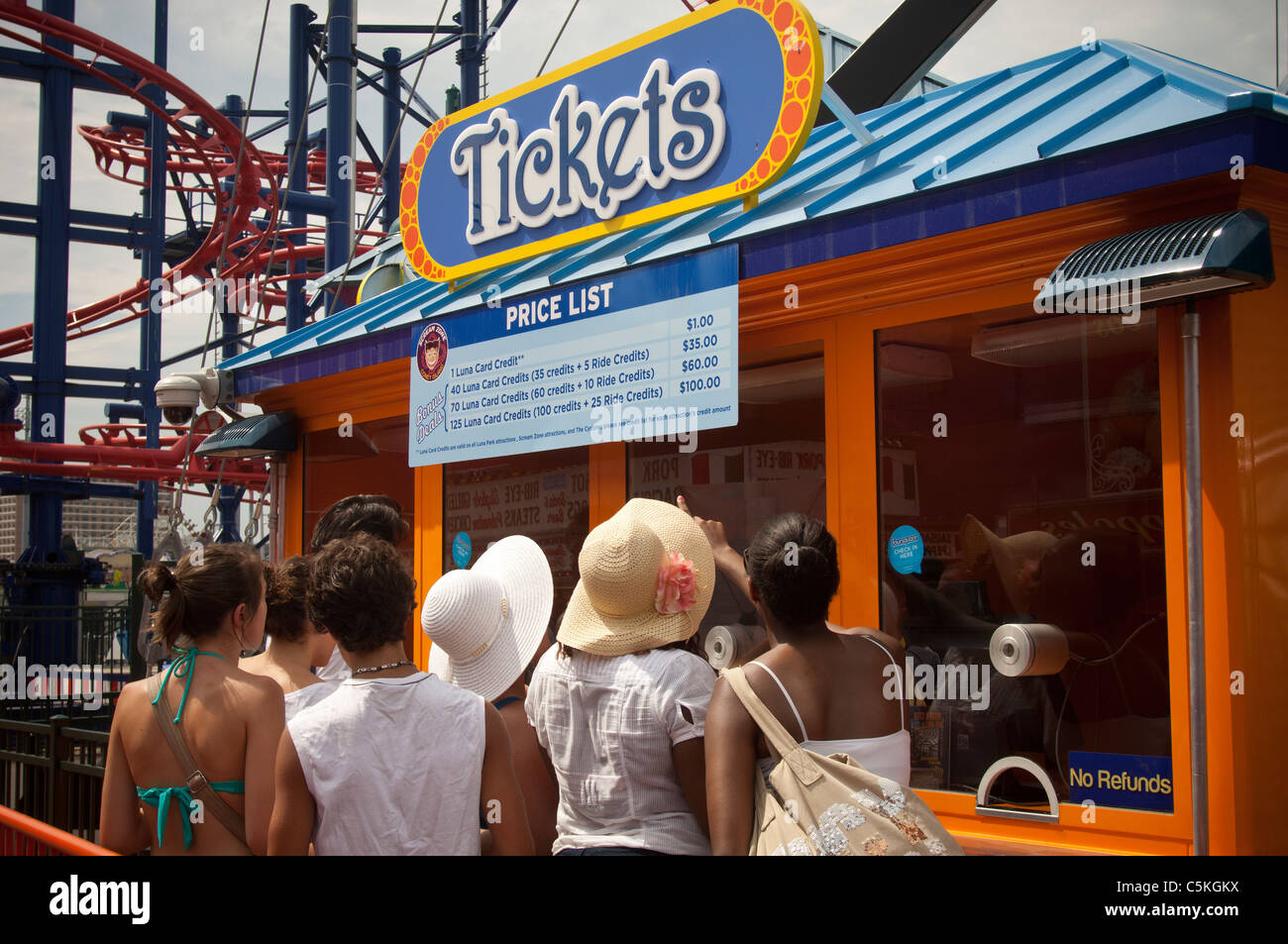Ticket booth in amusement park High Resolution Stock Photography and ...