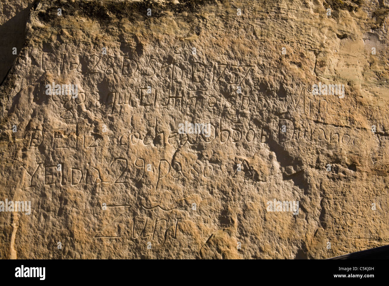 El Morro National Monument Stock Photo - Alamy