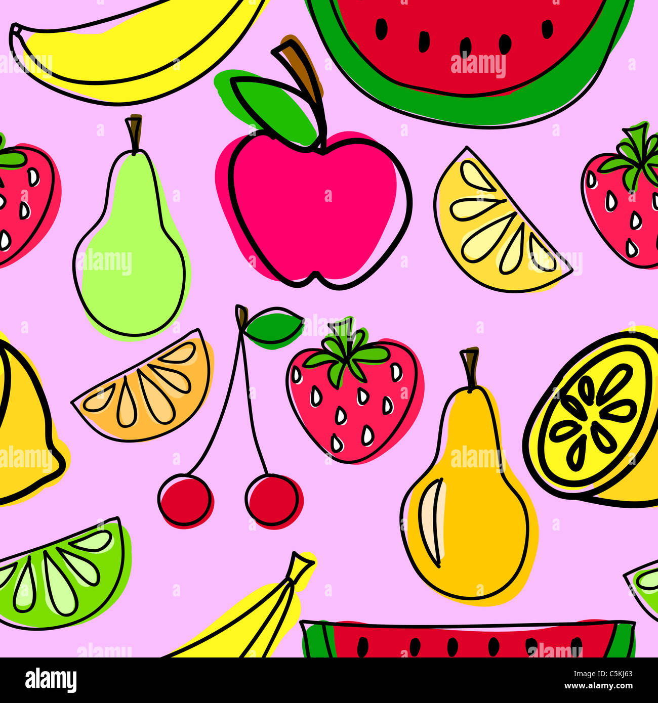 Fruit background - seamless - exclusive to Alamy Stock Photo - Alamy