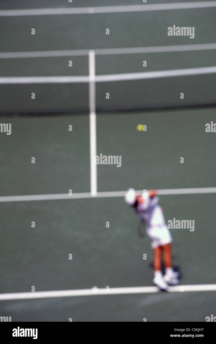 tennis serve, USTA Queens , NY Stock Photo - Alamy