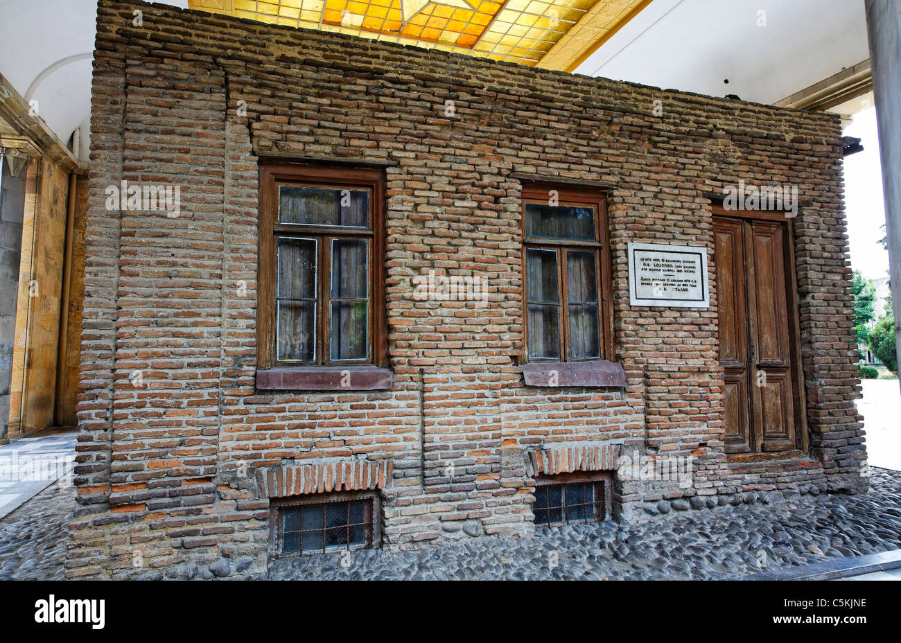 Georgia - Gori - Stalin Museum - the house of Stalin's birth Stock ...