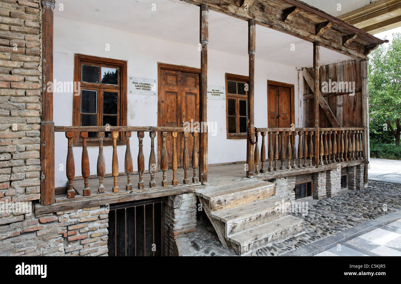 Georgia - Gori - Stalin Museum - the house of Stalin's birth Stock ...