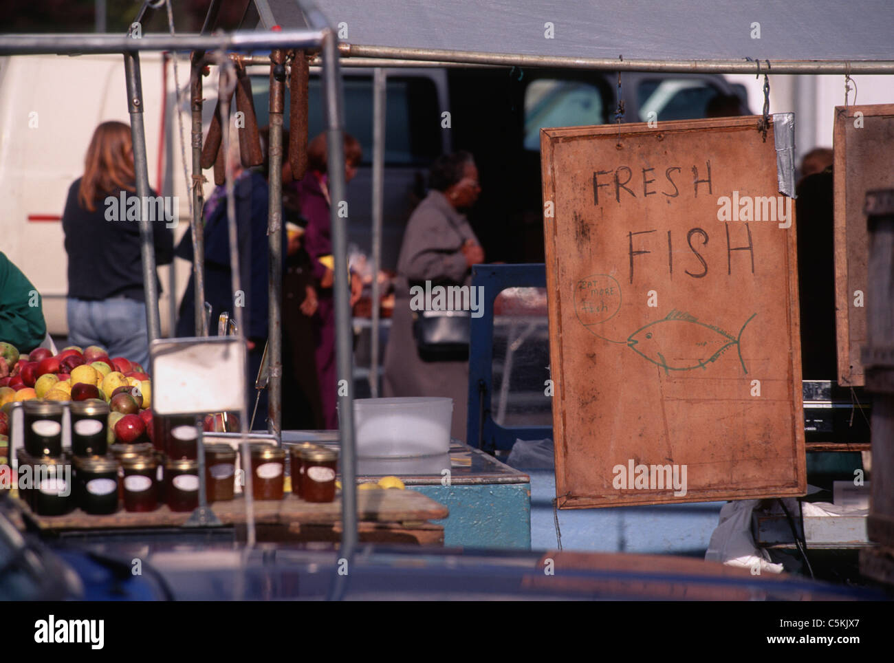 Fresh Fish for sale, NYC Stock Photo - Alamy