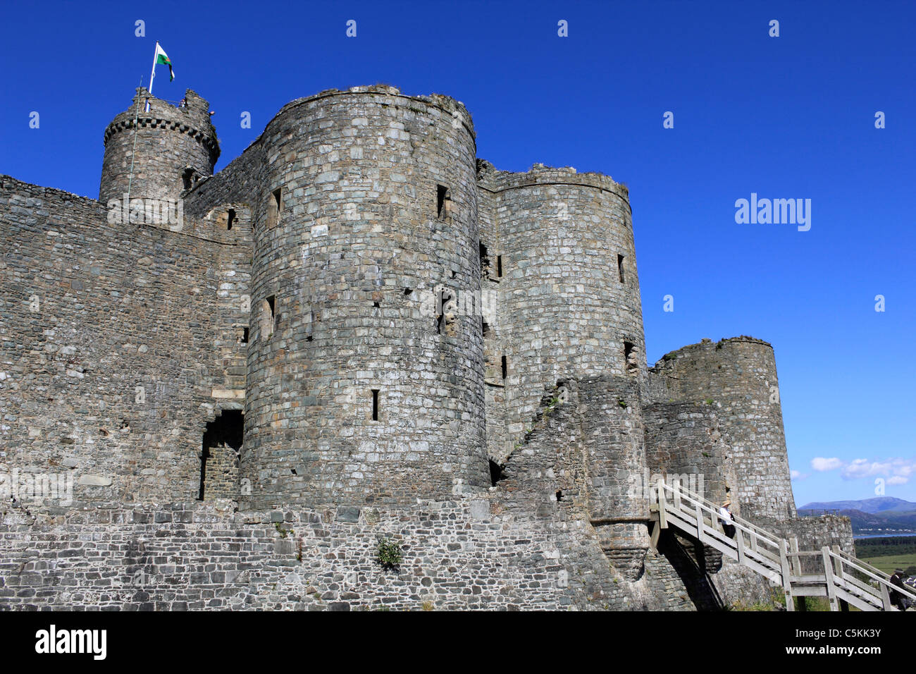 Harlech Castle, Snowdonia, Gwynedd, Wales UK Stock Photo - Alamy