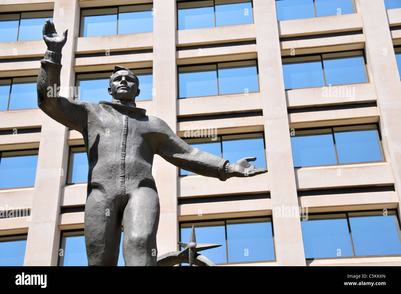 Yuri Gagarin Statue memorial sculpture in London Britain British ...