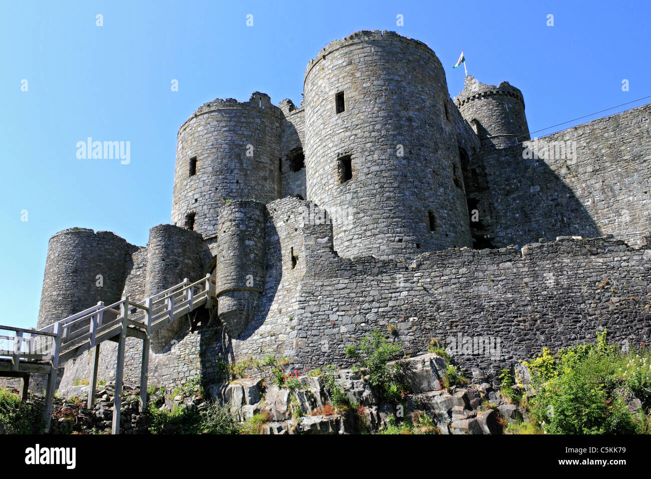 Harlech Castle, Snowdonia, Gwynedd, Wales UK Stock Photo - Alamy