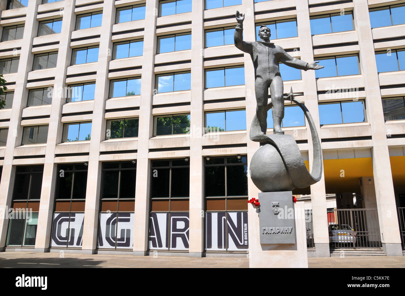 Yuri Gagarin Statue memorial sculpture in London Britain British ...