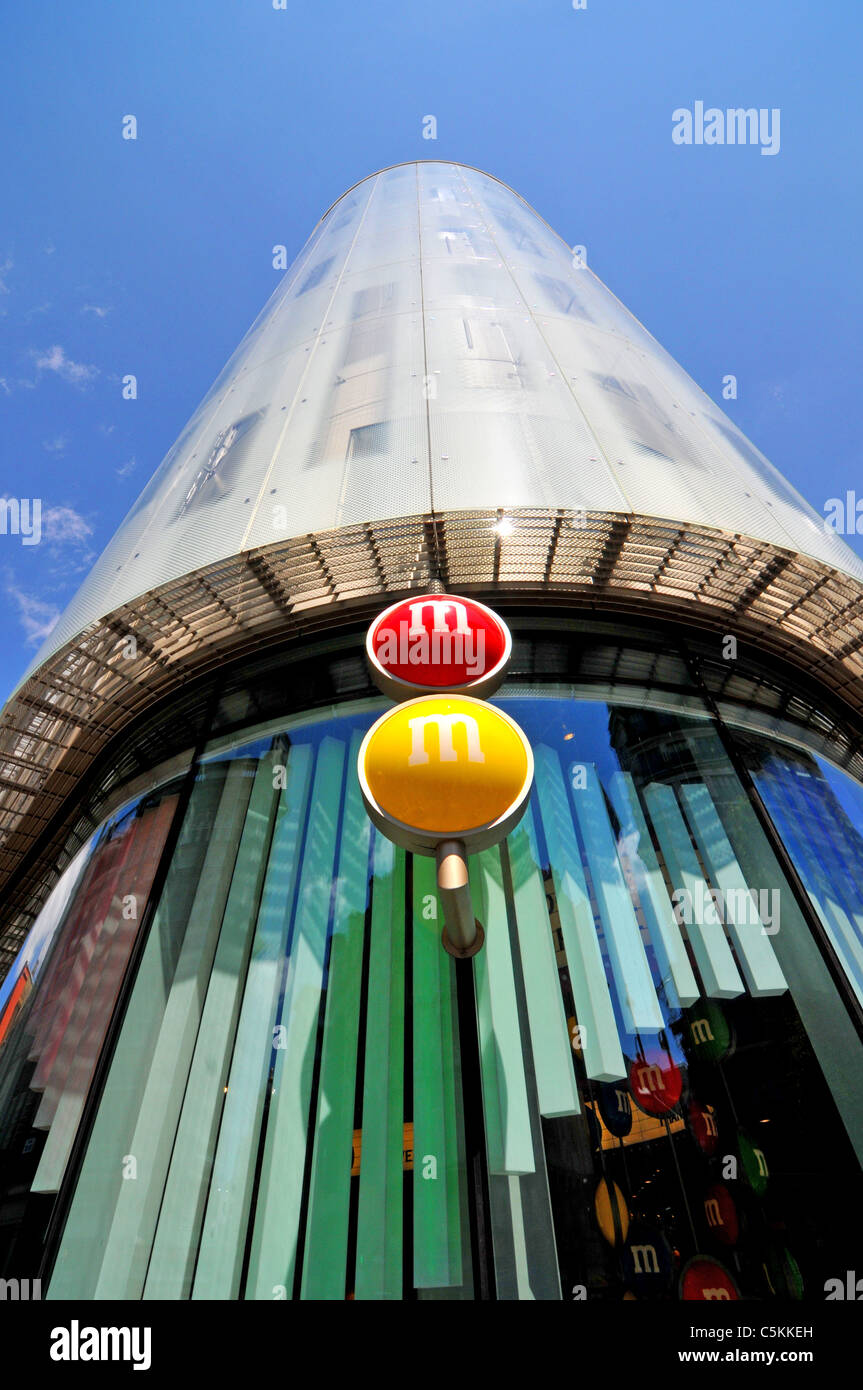 M&ms world London sweets chocolate brand store Stock Photo - Alamy