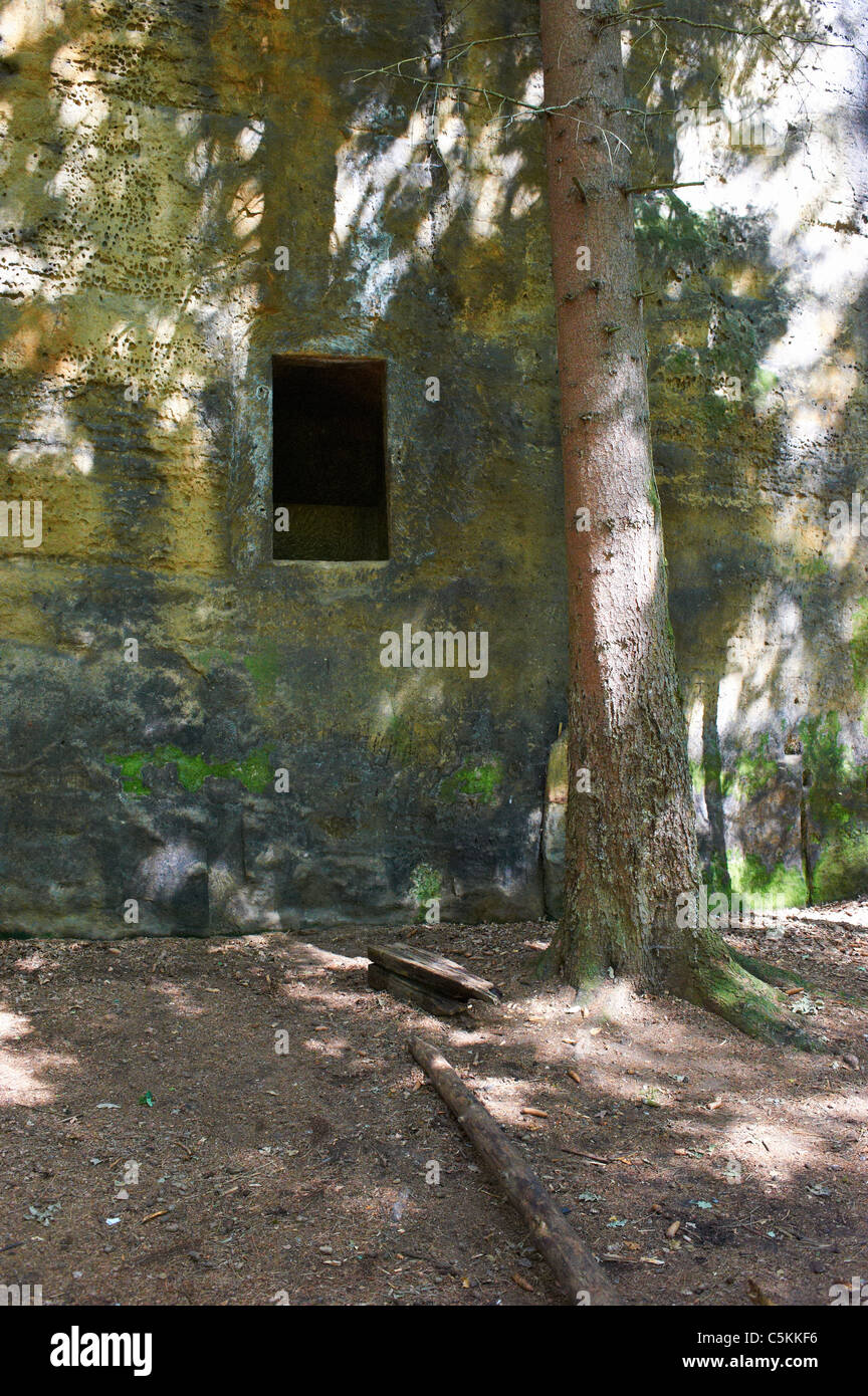 Peklo (hell) National Nature Monument Czech Republick Ceska Lipa Stock ...