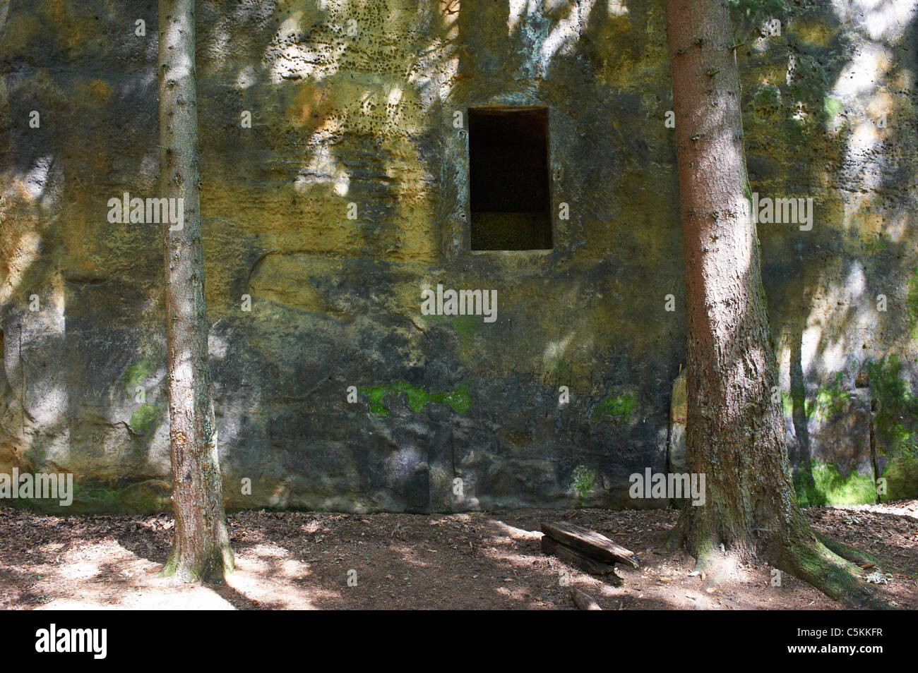 Peklo (hell) National Nature Monument Czech Republick Ceska Lipa Stock ...