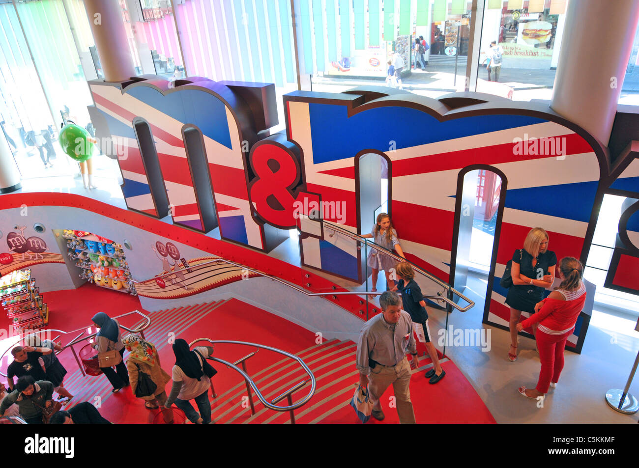 M&ms world London sweets chocolate brand store M&m's world London Stock ...