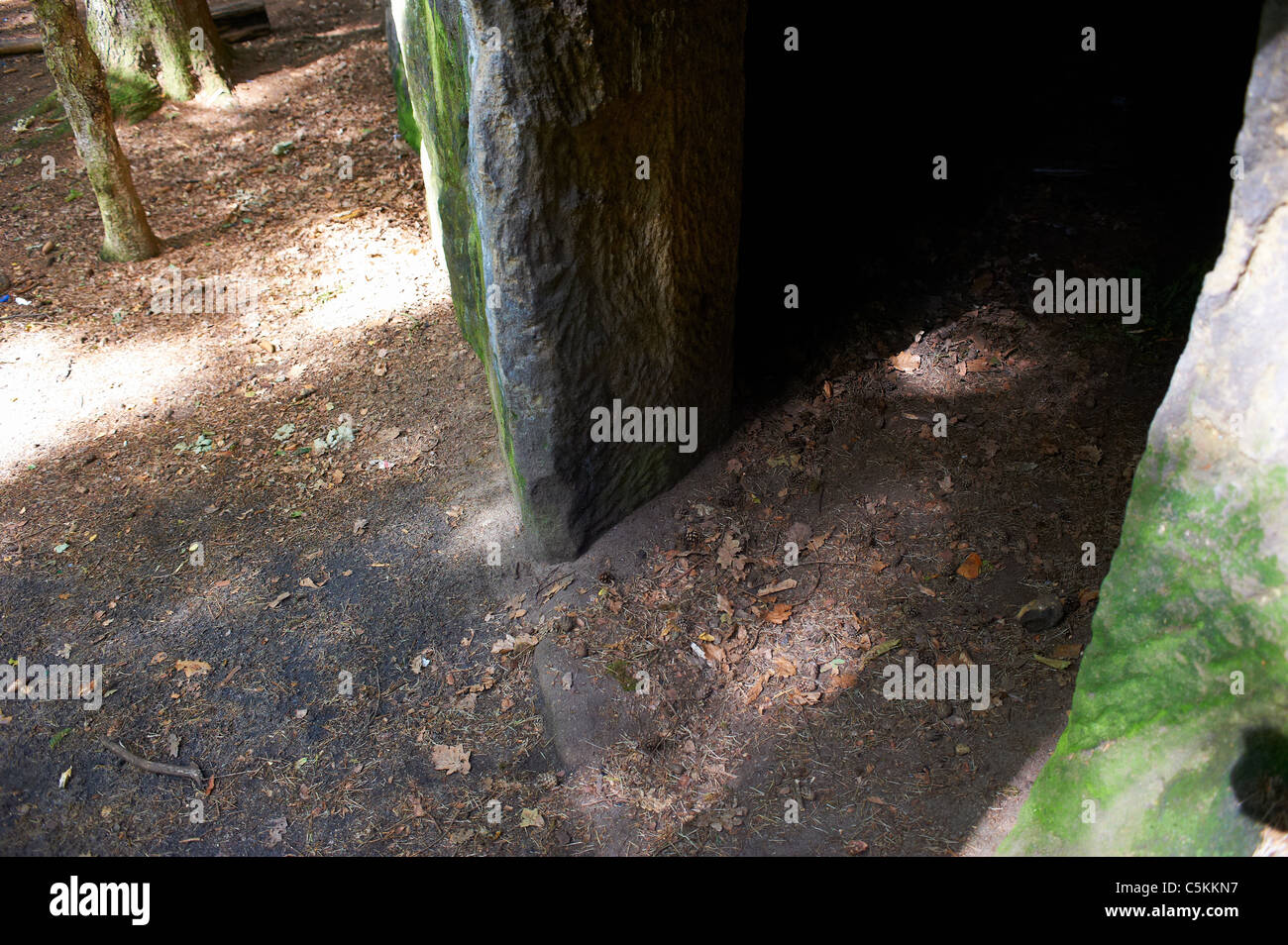 Peklo (hell) National Nature Monument Czech Republick Ceska Lipa Stock ...