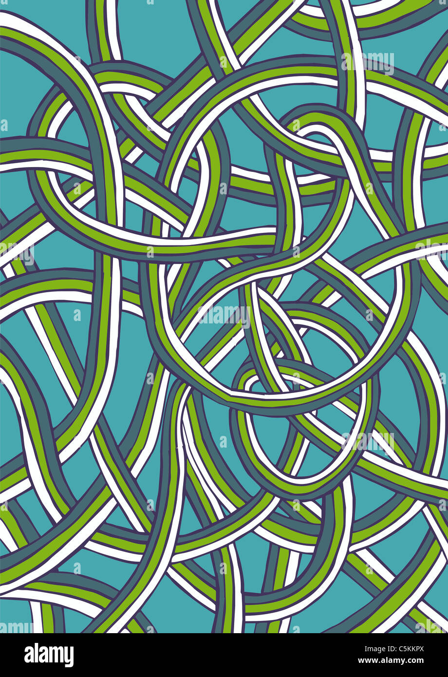 Colorful lines miscellaneous design background. Vector illustration ...