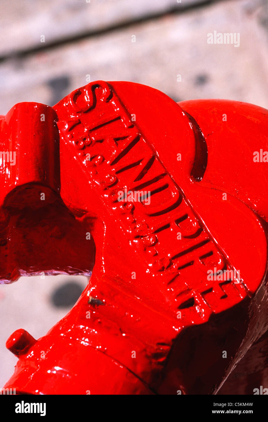 Glossy red fire hose connector hi-res stock photography and images - Alamy