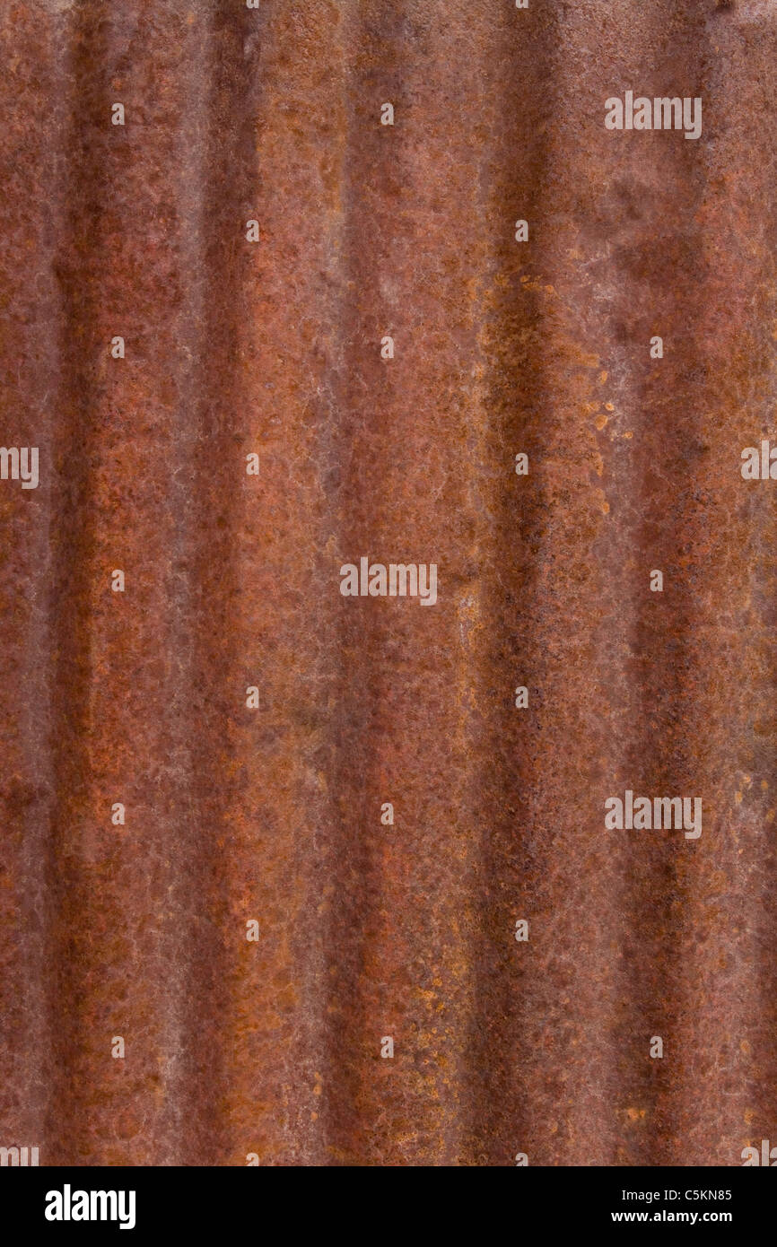 Rusted corrugated steel texture, Death Valley, CA Stock Photo - Alamy