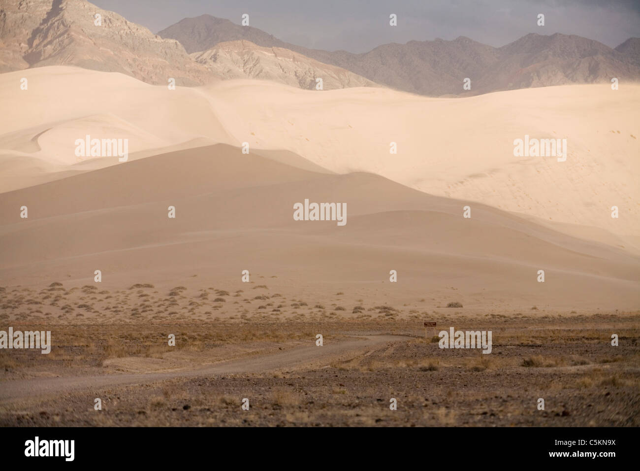 sunbeam on the Eureka Dunes, Death Valley, CA Stock Photo - Alamy