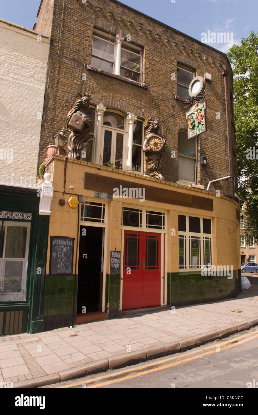 The Three Kings Pub, London, UK Stock Photo - Alamy