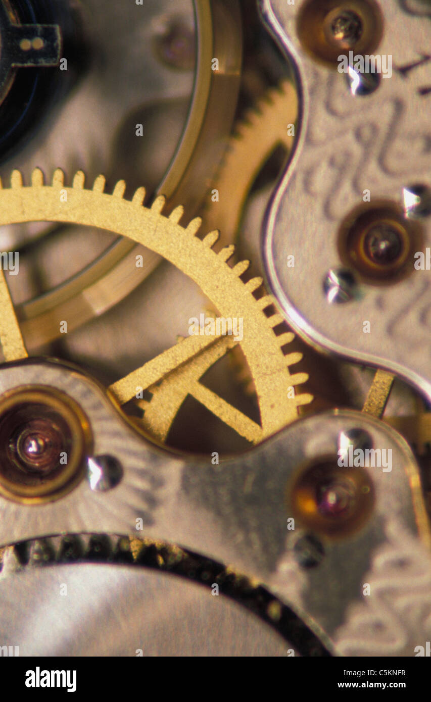 pocketwatch mechanism, still life Stock Photo - Alamy