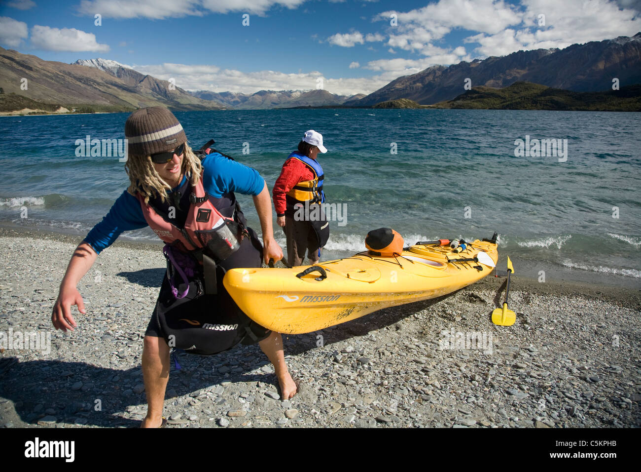 Man Pulling Kayak High Resolution Stock Photography and Images - Alamy