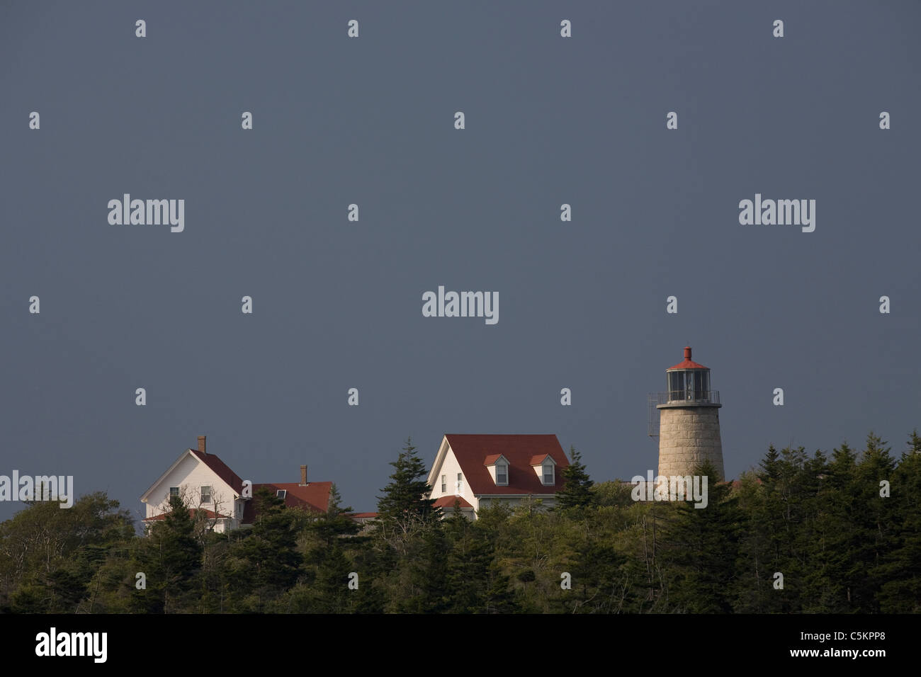 Monhegan museum and lighthouse hi-res stock photography and images - Alamy