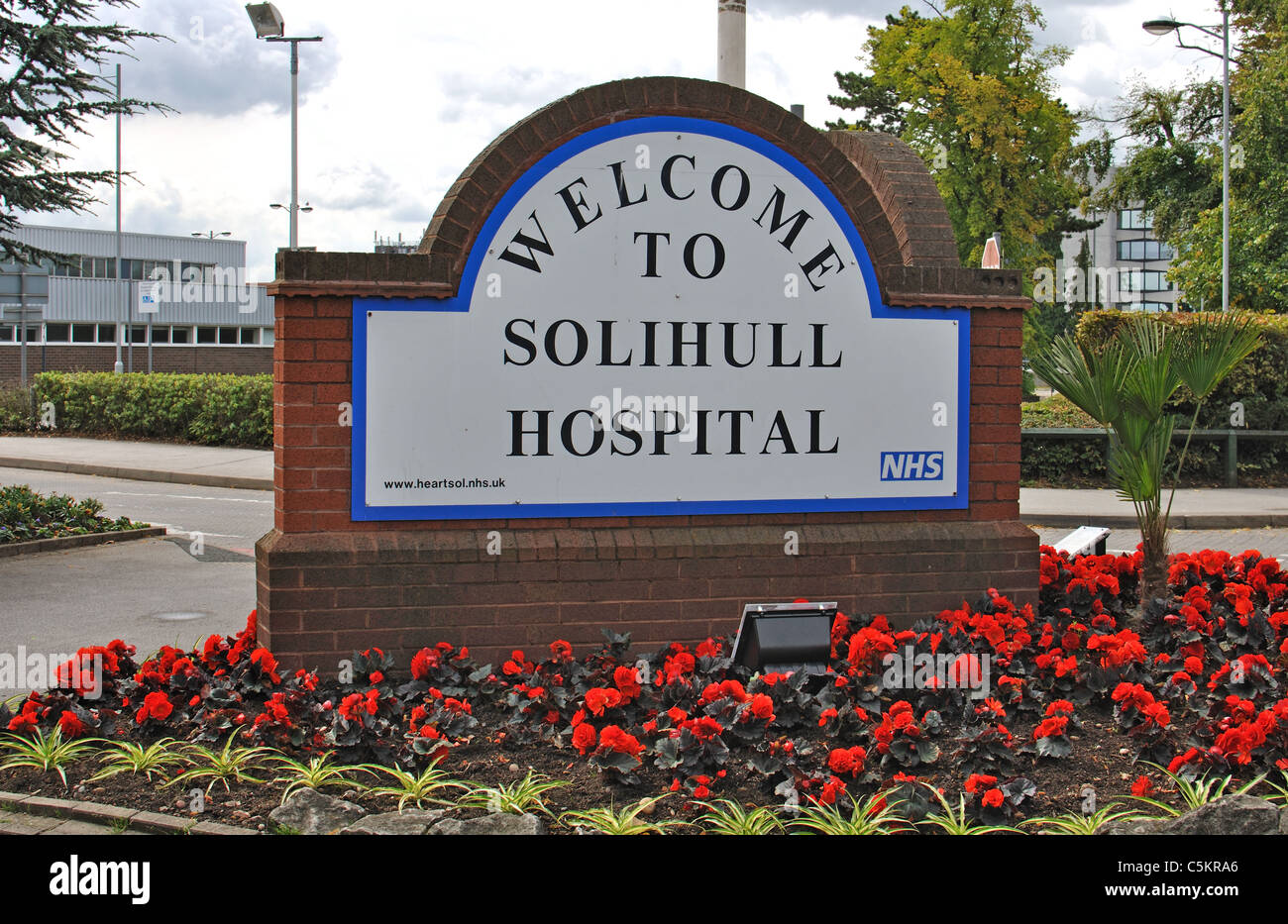 Solihull Hospital sign, West Midlands, England, UK Stock Photo - Alamy