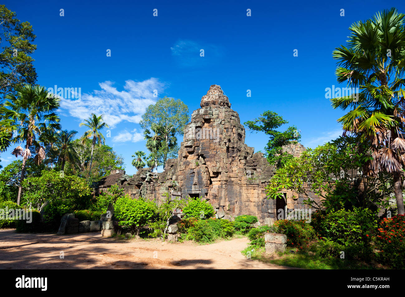The ancient Khmer temple of Ta Prohm at Tonle Bati - Takeo Province, Cambodia Stock Photo - Alamy